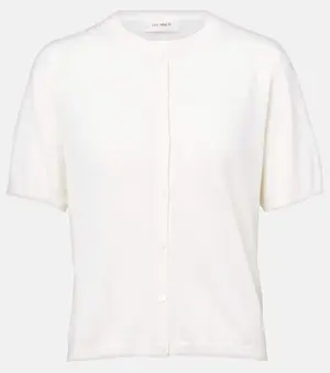 LISA YANG Charlotte Cashmere Cardigan - White