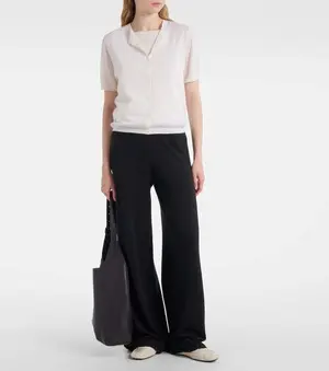 LISA YANG Charlotte Cashmere Cardigan - White
