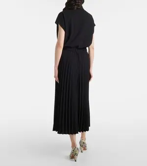 JOSEPH Anvers Airy Plissé Cropped Culottes