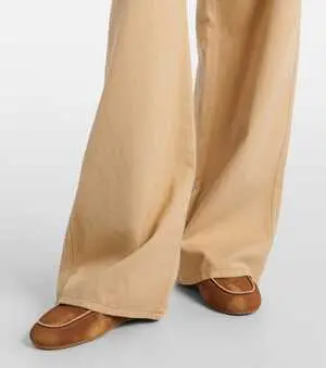 Miu Miu High-rise Wide-leg Jeans
