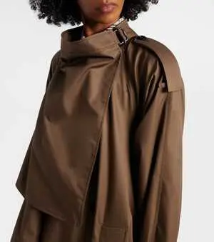 Burberry Cotton Gabardine Trench Coat