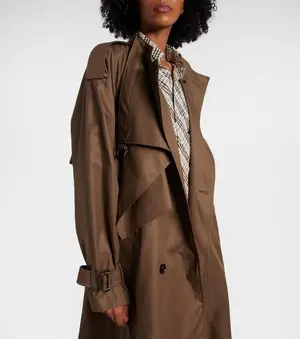 Burberry Cotton Gabardine Trench Coat