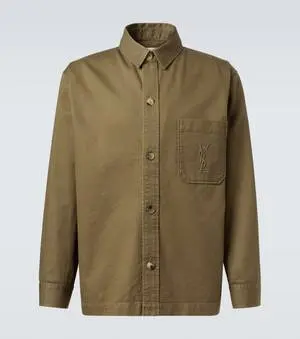 Saint Laurent Single Breasted Overshirts For Men