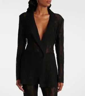 Norma Kamali Lace Blazer