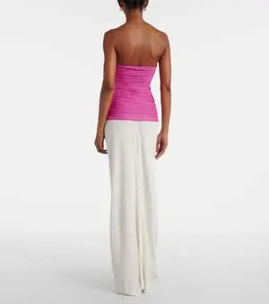Christopher Esber Salacia Strapless Ruched Top