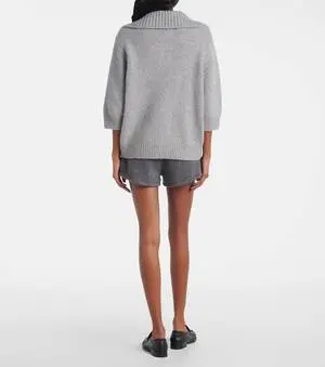 LISA YANG Lailai Cashmere And Silk Polo Sweater