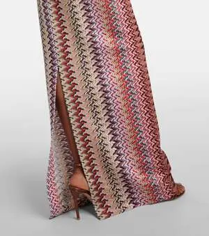 Missoni Zigzag Lamé Maxi Dress - Multicoloured