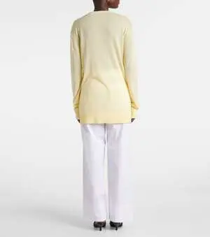 TOTEME Oversized Semi-sheer Sweater - Yellow
