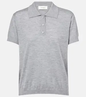 LISA YANG Nai Knitted Cashmere Polo Shirt