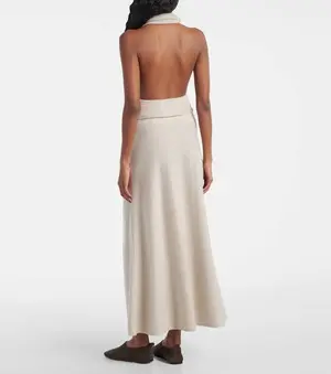 LISA YANG Torie High-rise Cashmere Maxi Skirt