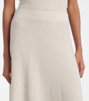 LISA YANG Torie High-rise Cashmere Maxi Skirt