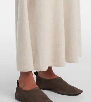 LISA YANG Torie High-rise Cashmere Maxi Skirt