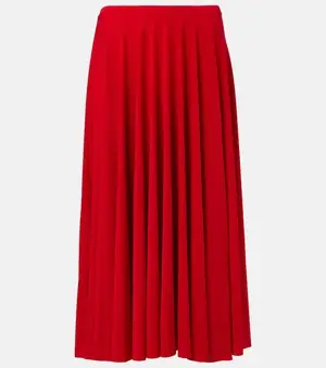 Women's Red Pleated Skirts