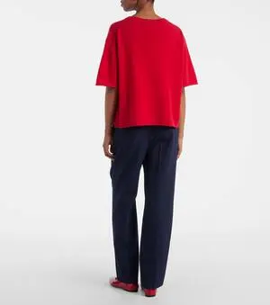 LISA YANG Cila Cashmere T-shirt - Red
