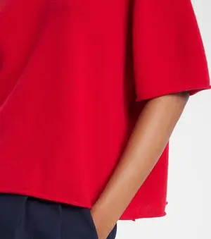 LISA YANG Cila Cashmere T-shirt - Red