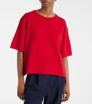 LISA YANG Cila Cashmere T-shirt - Red