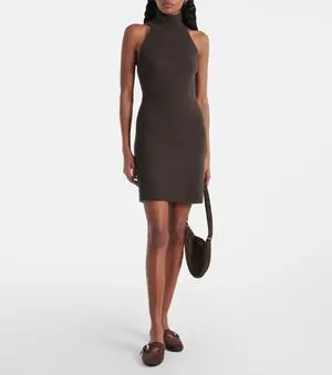 LISA YANG Lisa Cashmere Turtleneck Minidress
