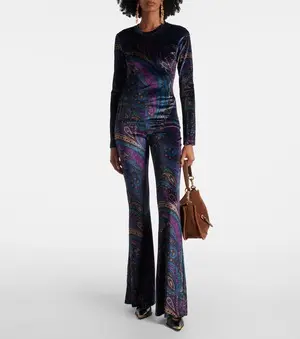 Etro Paisley Jersey Top
