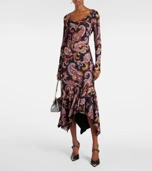 Etro Paisley Jersey Top - Multicoloured