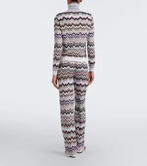 Missoni Zigzag Knit Wide-leg Trousers