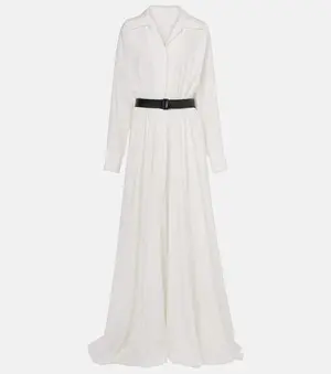 Norma Kamali Belted Gown
