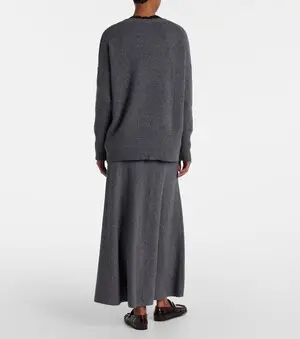 LISA YANG Mila Cashmere Sweater - Grey