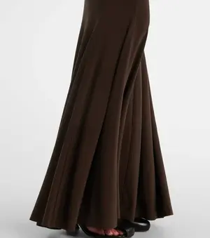 Norma Kamali Draped Jersey Gown