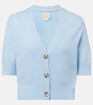 Women's Blue Cashmere Cardigans