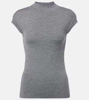 Jardin Des Orangers Wool Mockneck Top