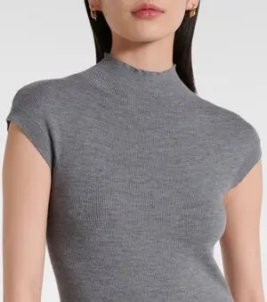 Jardin Des Orangers Wool Mockneck Top