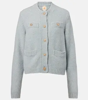 Jardin Des Orangers Cashmere-blend Cardigan - Blue