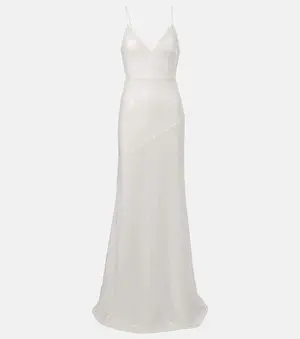 Alex Perry Bridal Sequined Gown