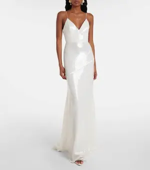 Alex Perry Bridal Sequined Gown