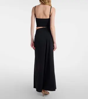 Christopher Esber Orbit Jersey Maxi Dress - Black