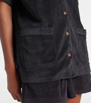 The Upside Saddle Up Cotton-blend Terry Shirt