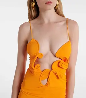 Christopher Esber Venus Cutout Maxi Dress - Orange