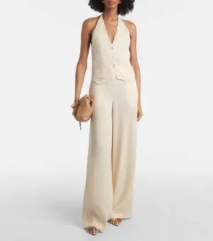 JOSEPH Suez Vest - White
