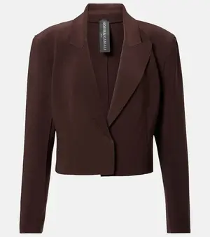 Norma Kamali Jersey Blazer