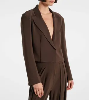 Norma Kamali Jersey Blazer
