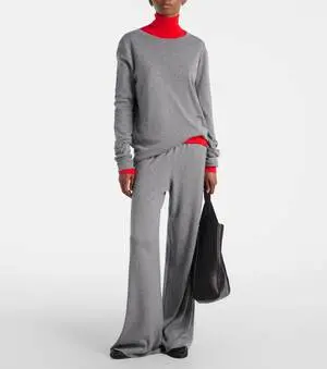 LISA YANG Maurie Cotton And Cashmere Sweater - Grey