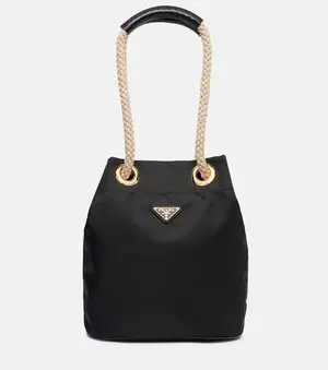Prada Small Bucket Bag - Black