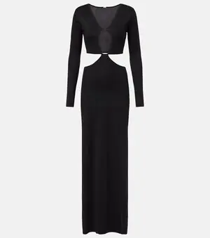 SAME Cutout Maxi Dress - Black