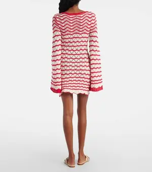 BANANHOT Rey Knitted Cotton-blend Minidress
