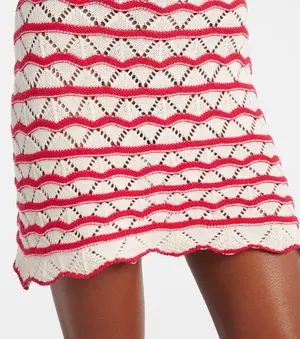 BANANHOT Rey Knitted Cotton-blend Minidress