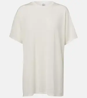 TOTEME Semi-sheer T-shirt - White
