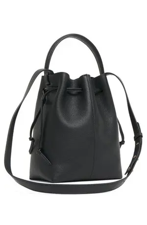 MANSUR GAVRIEL Dea Leather Bucket Bag - Black