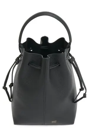 MANSUR GAVRIEL Dea Leather Bucket Bag - Black