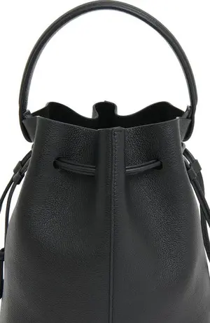 MANSUR GAVRIEL Dea Leather Bucket Bag - Black
