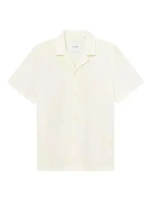LES DEUX Embroidered Short-sleeve Shirt