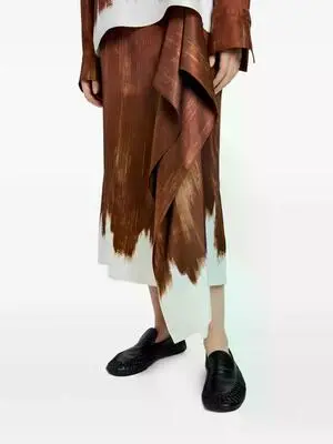 Proenza Schouler Amery Midi Skirt - Brown